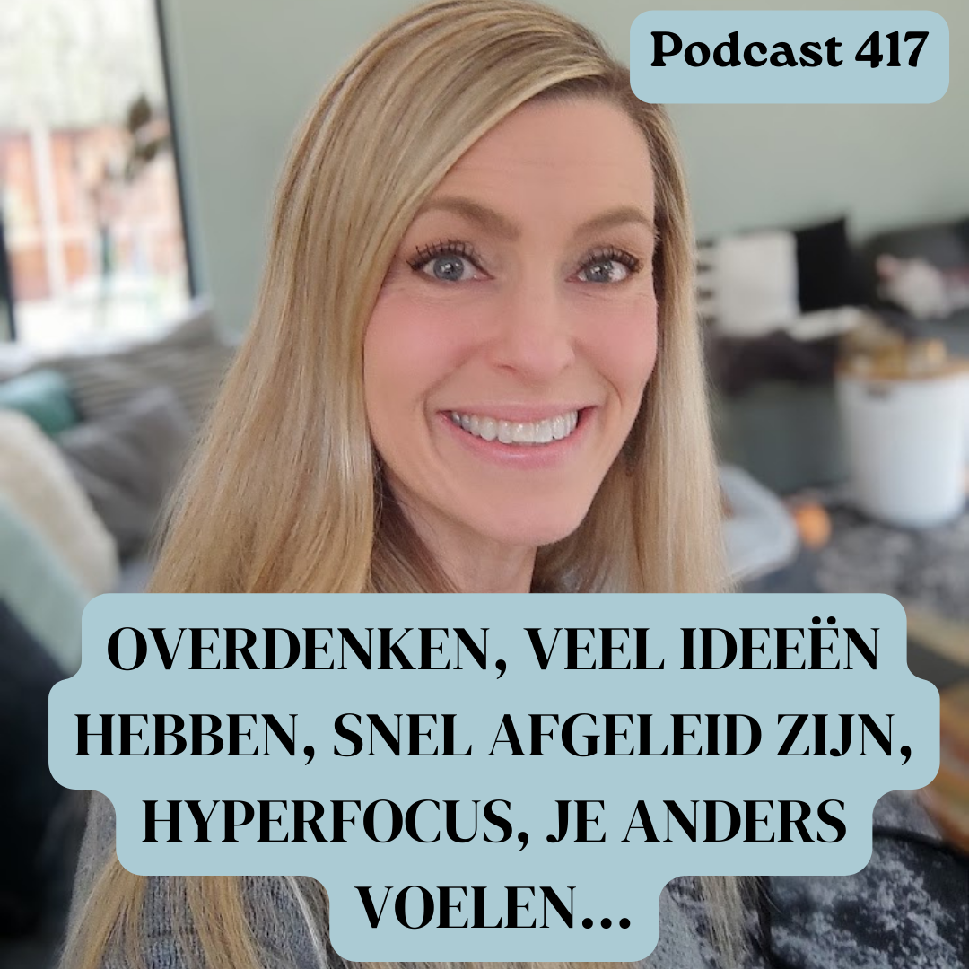 Overdenken, veel ideeën hebben, snel afgeleid zijn, hyperfocus, je ...