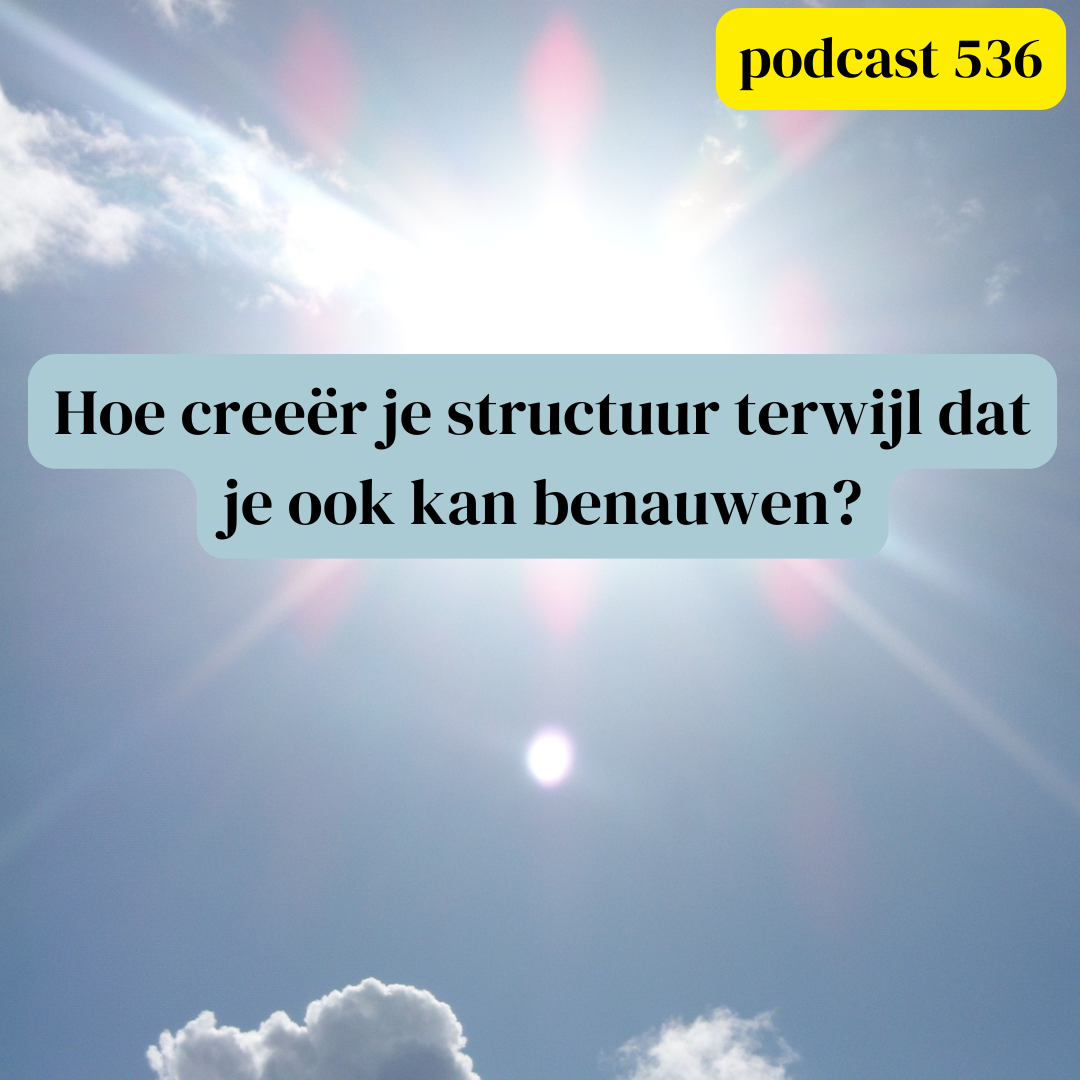 Hoe creëer je structuur zonder dat dat je benauwt? - Wendy Borst ...